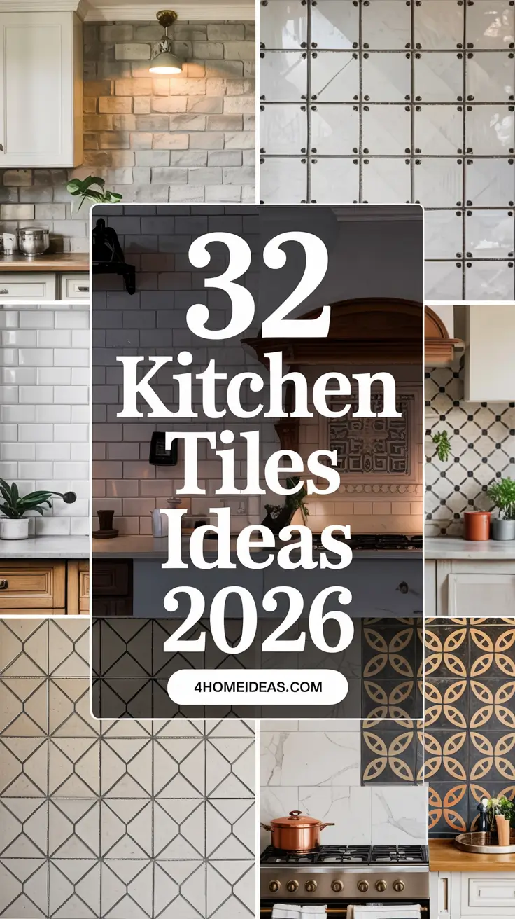 Kitchen Tiles Ideas 2026 — Modern, Backsplash & Wall Trends